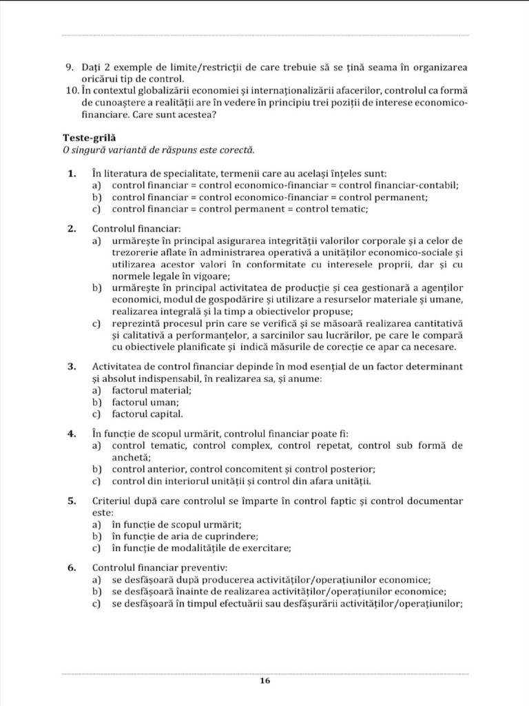 Control Financiar | PDF