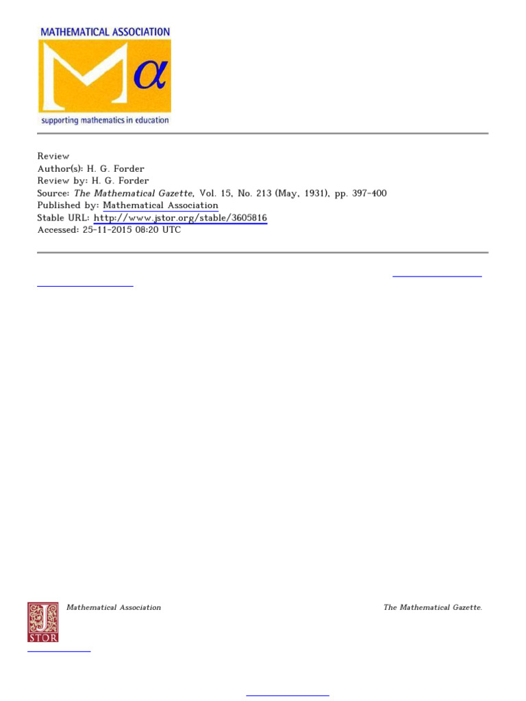 Hilbert's Foundations of Geometry Review | PDF | Axiom | Geometry
