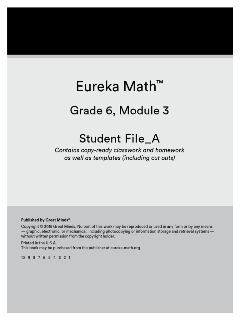 EM G6 M3 StudentWorkbook | PDF | Celsius | Fahrenheit