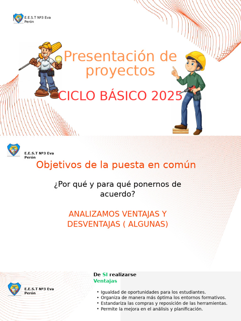 Proyectos Ciclo Básico 2025 - 20250411 - 200502 - 0000 | PDF