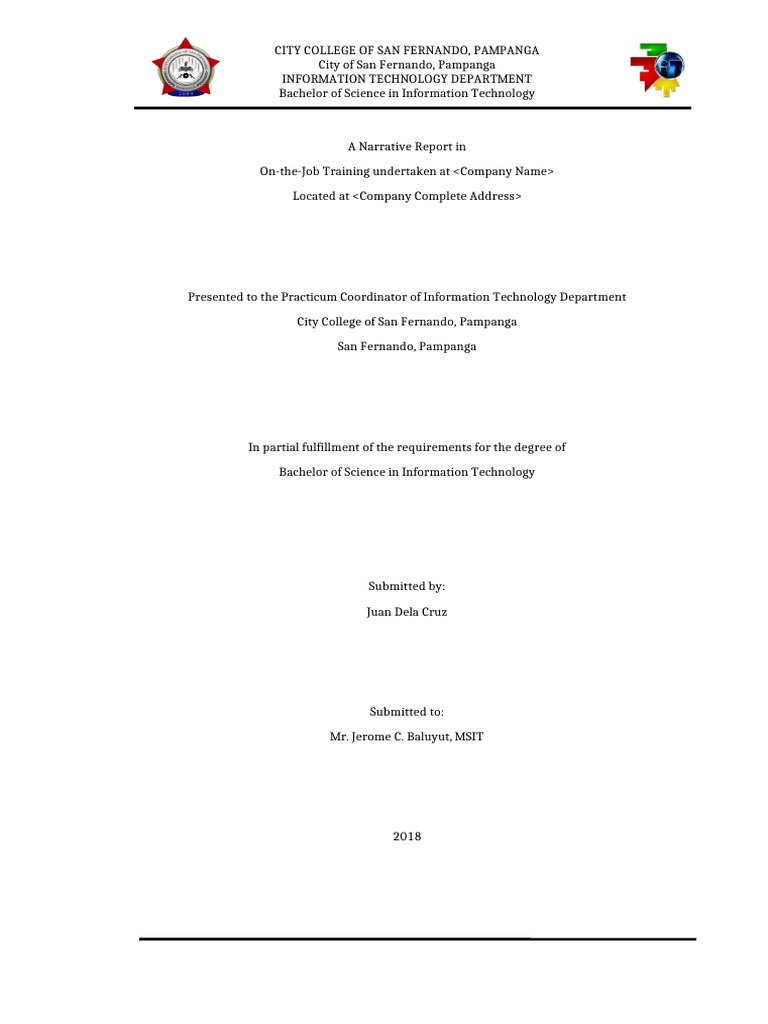 Narrative Report | PDF | Usability | Databases