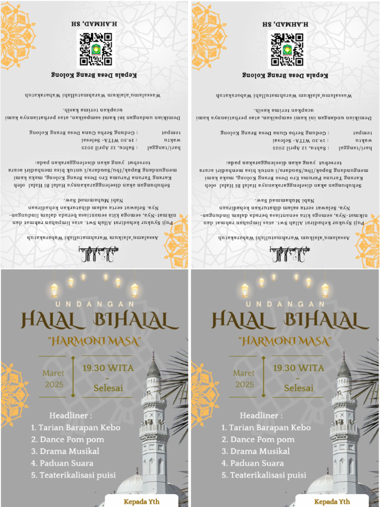 Undangan HB 2025 | PDF