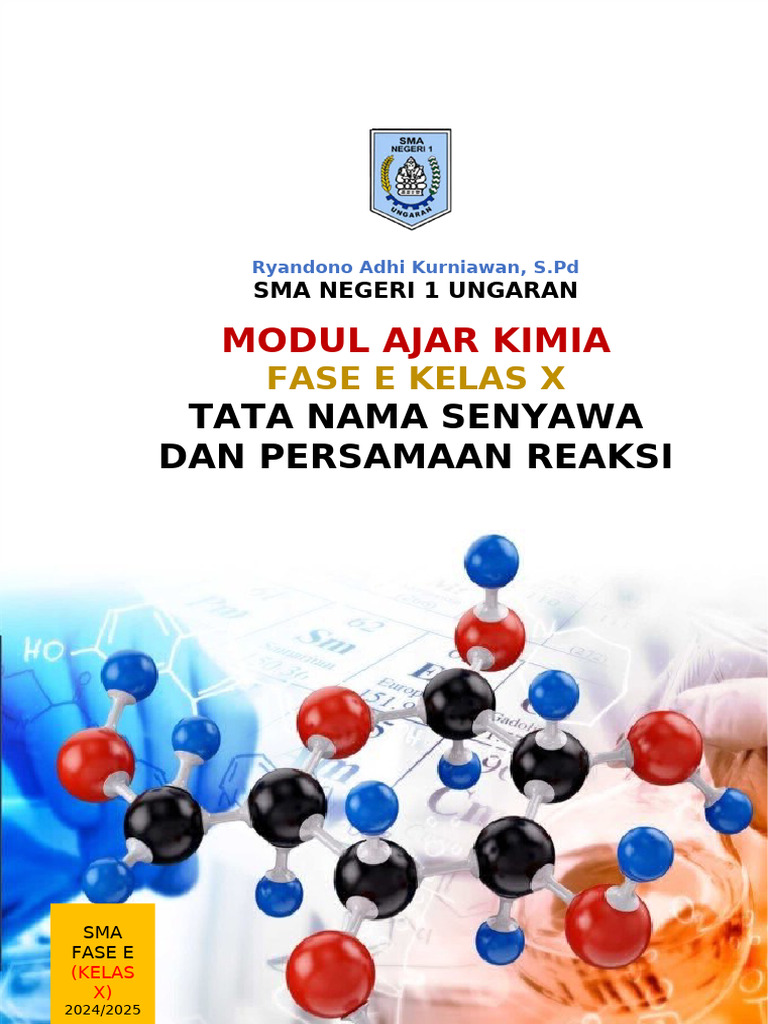 Modul Kimia Fase E Kelas X TH 24 - E10.4 Rumus Kimia Dan Persamaan ...