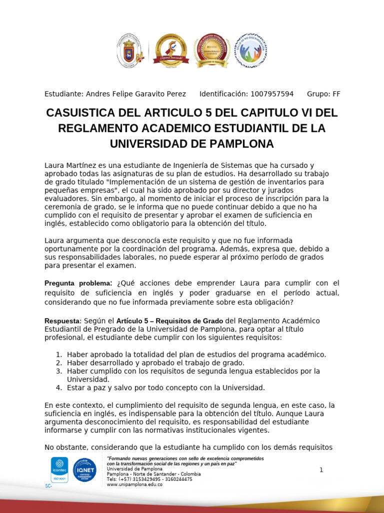 Casuistica Elian Villamizar | PDF