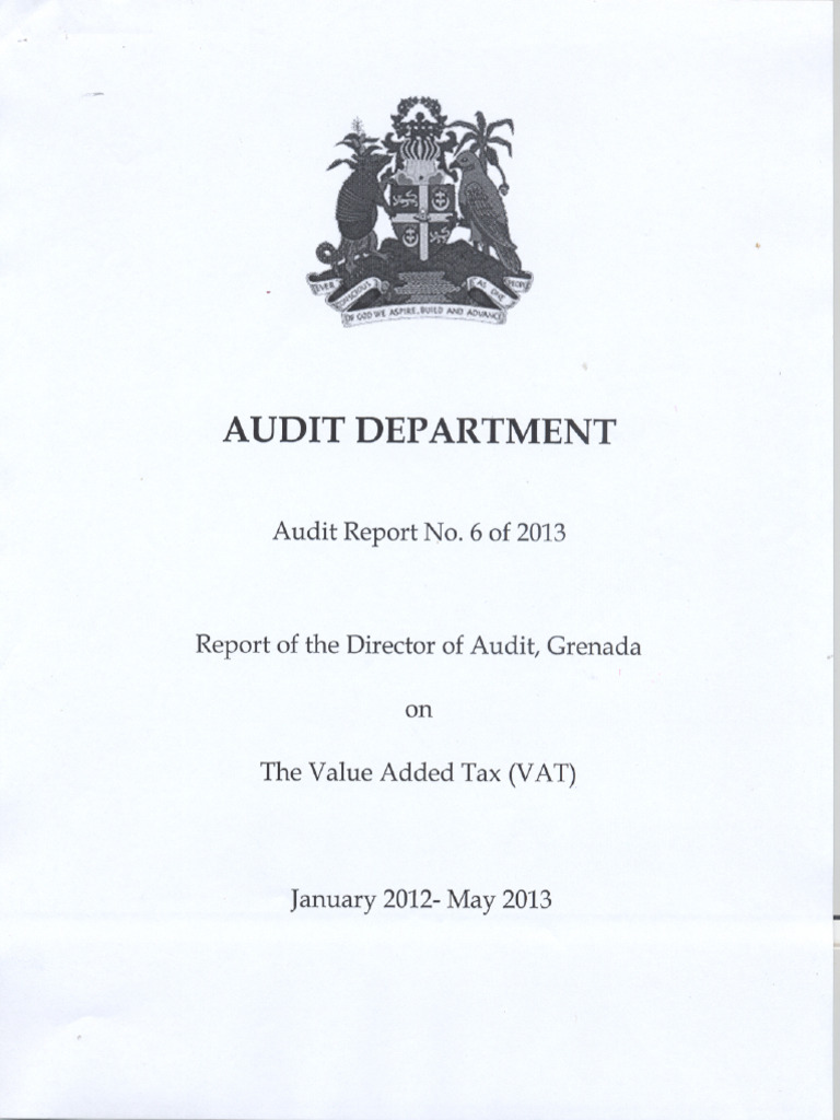 Audit Report Sample On Value Added Tax | PDF