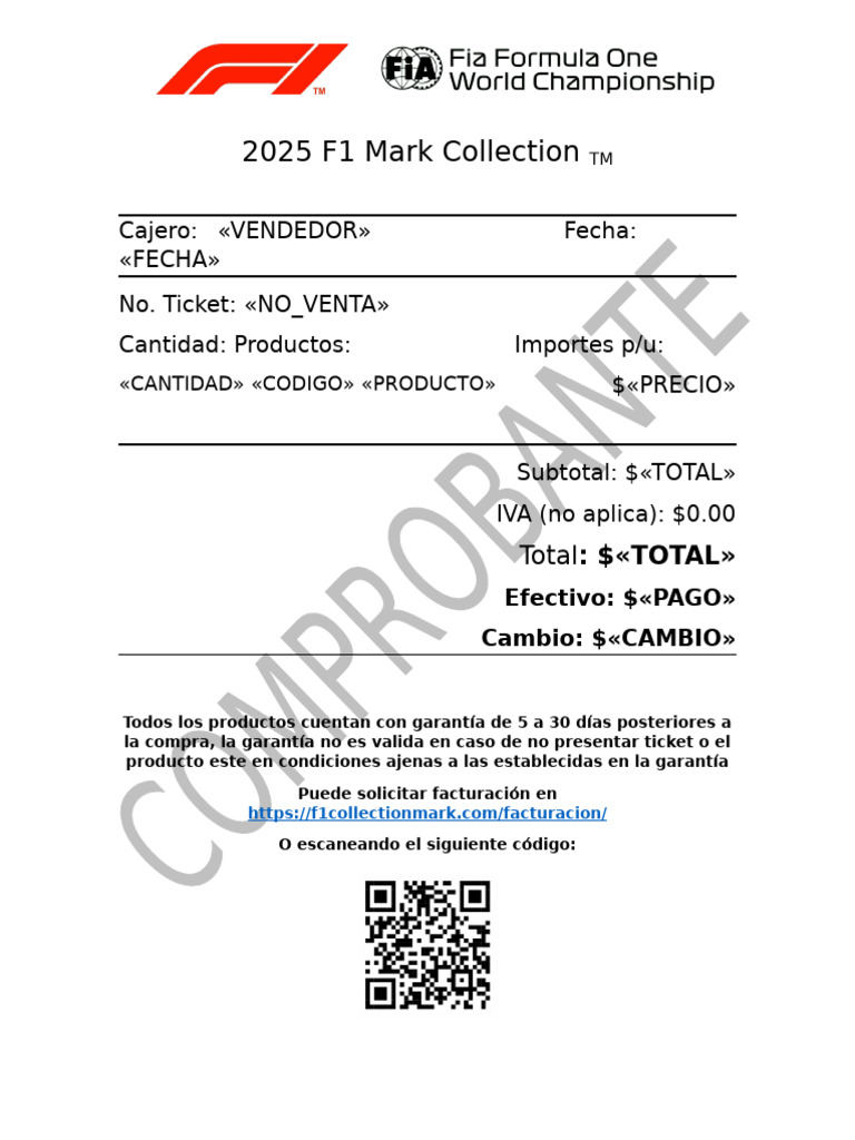 Ticket f1 | PDF
