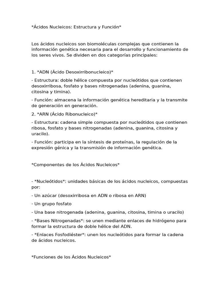 Documento (2) Cyt | PDF | Ácidos nucleicos | Adn