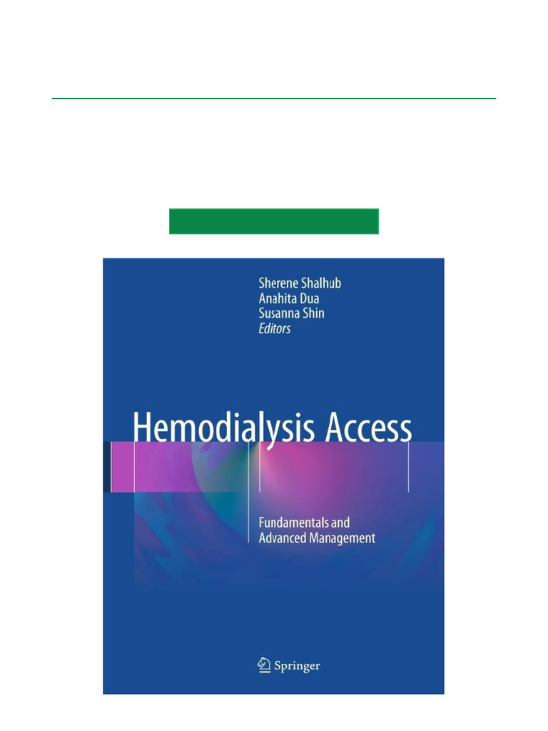 Hemodialysis Access Management Guide | PDF | Hemodialysis | Chronic Kidney Disease