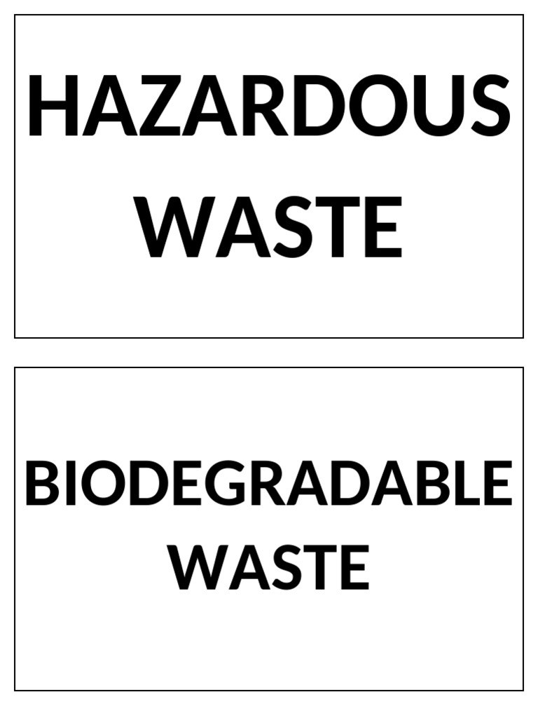 Hazardous Waste | PDF