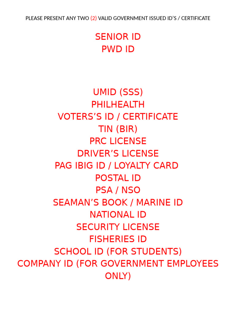 Please Present Any Two | PDF