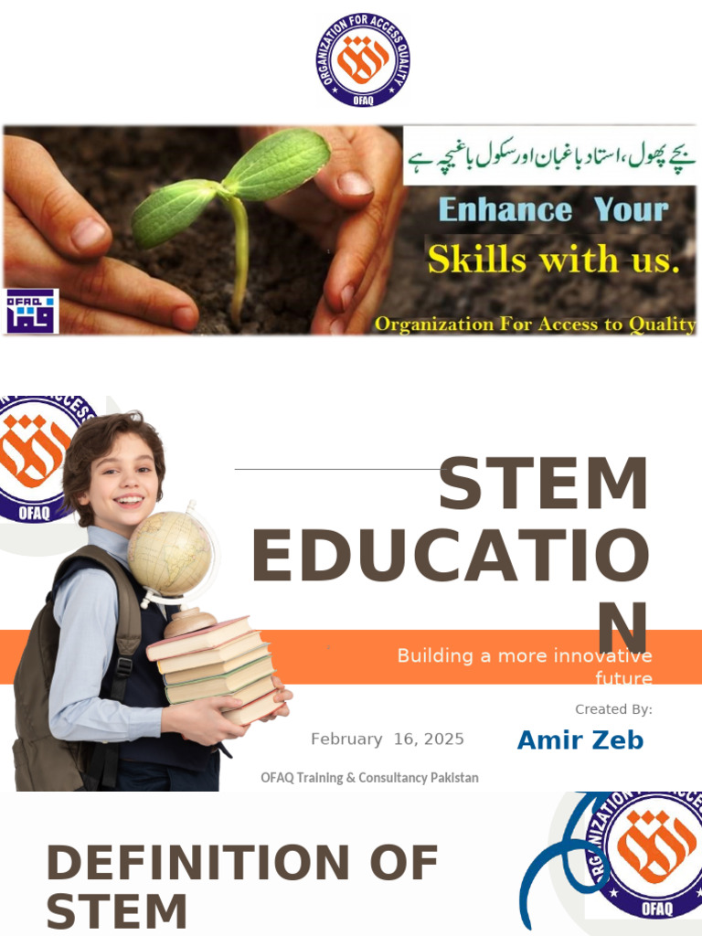 STEM Education in Schools by Amir Zeb | PDF | Science, Technology ...