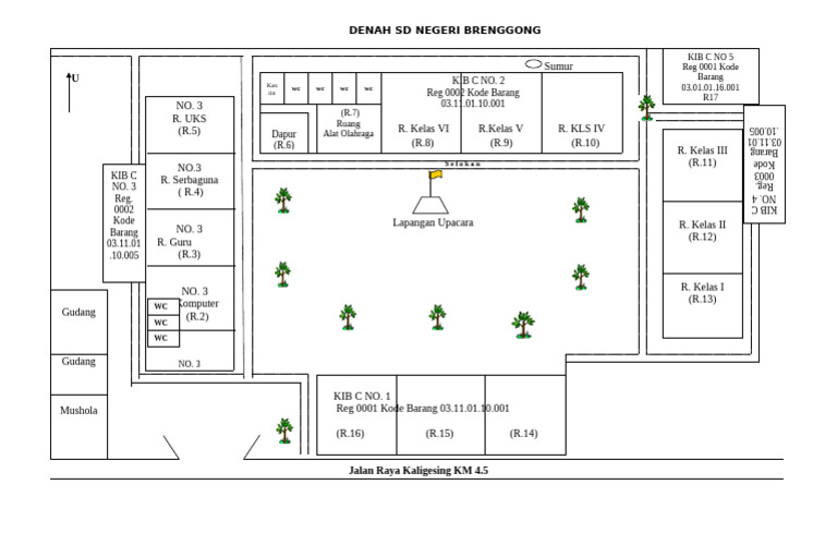 Denah SD Negeri Brenggong | PDF