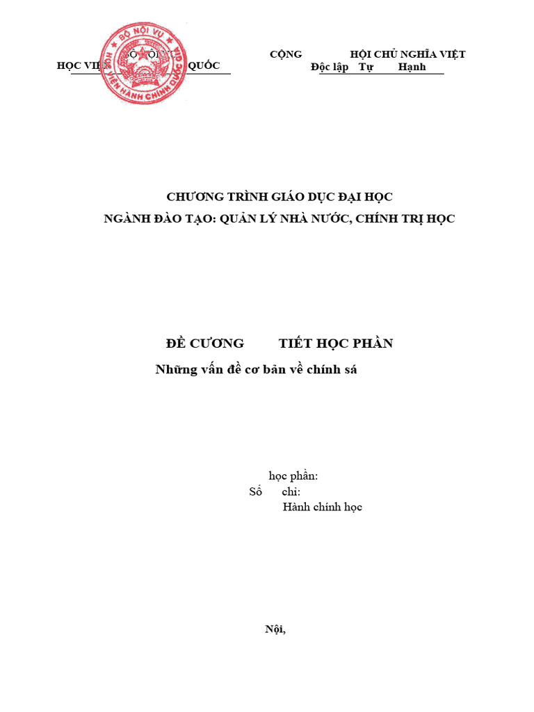 Nhung Van de Co Ban Ve CSC | PDF