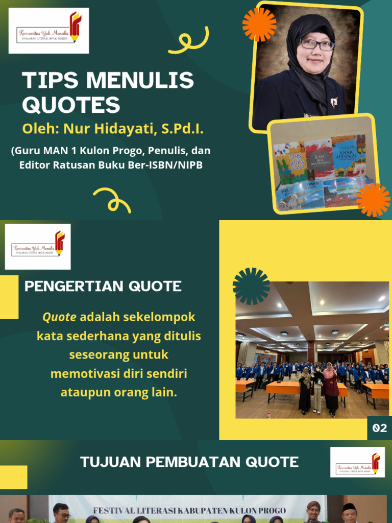 Tips Menulis Quotes | PDF