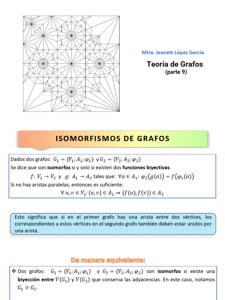 Isomorfismo Teoria-Grafos | PDF | Matriz (Matemáticas) | Vértice (teoría de grafos)