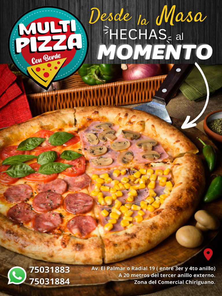 Menu Multi Pizzas - 20250403 - 142814 - 0000 | PDF | Pizza | Hamburguesas