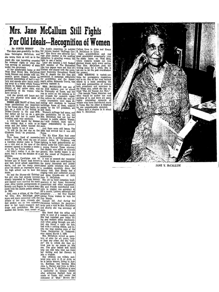 Jane Mccallum 08-31-1953 Article 2 | PDF