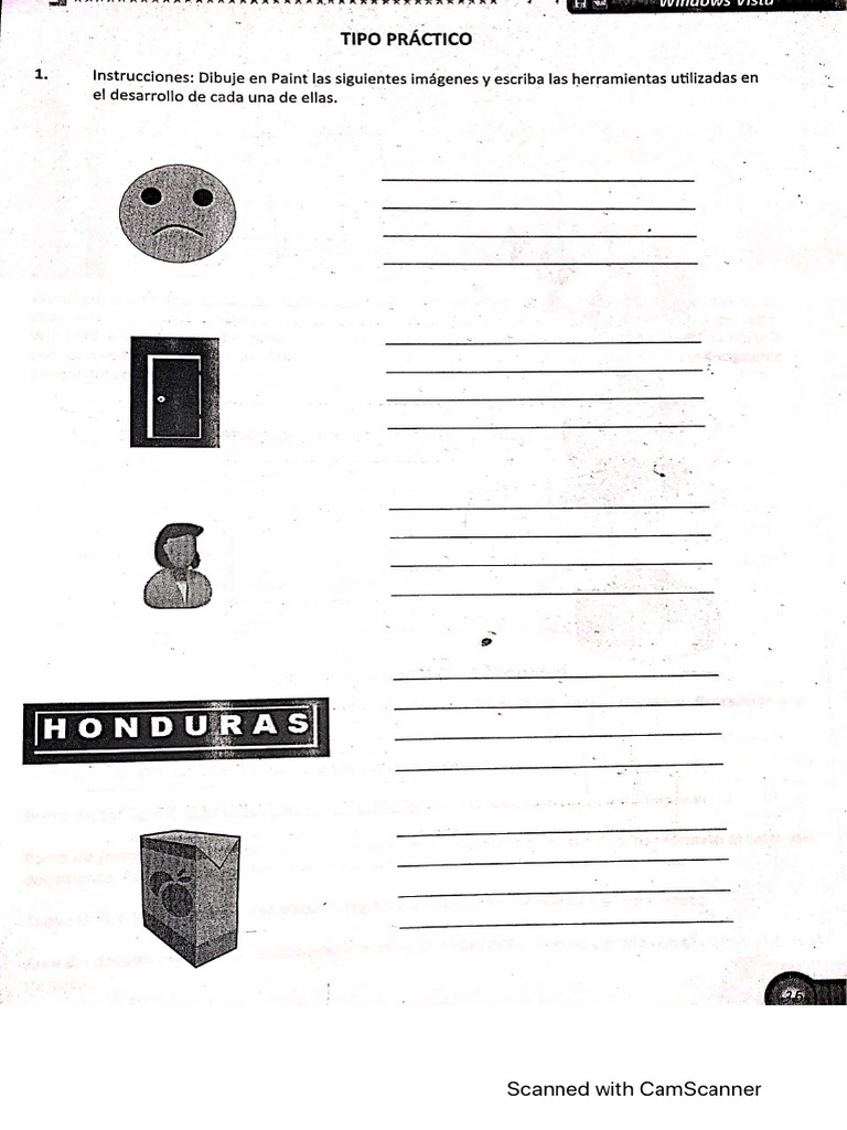 Práctica de clase paint | PDF