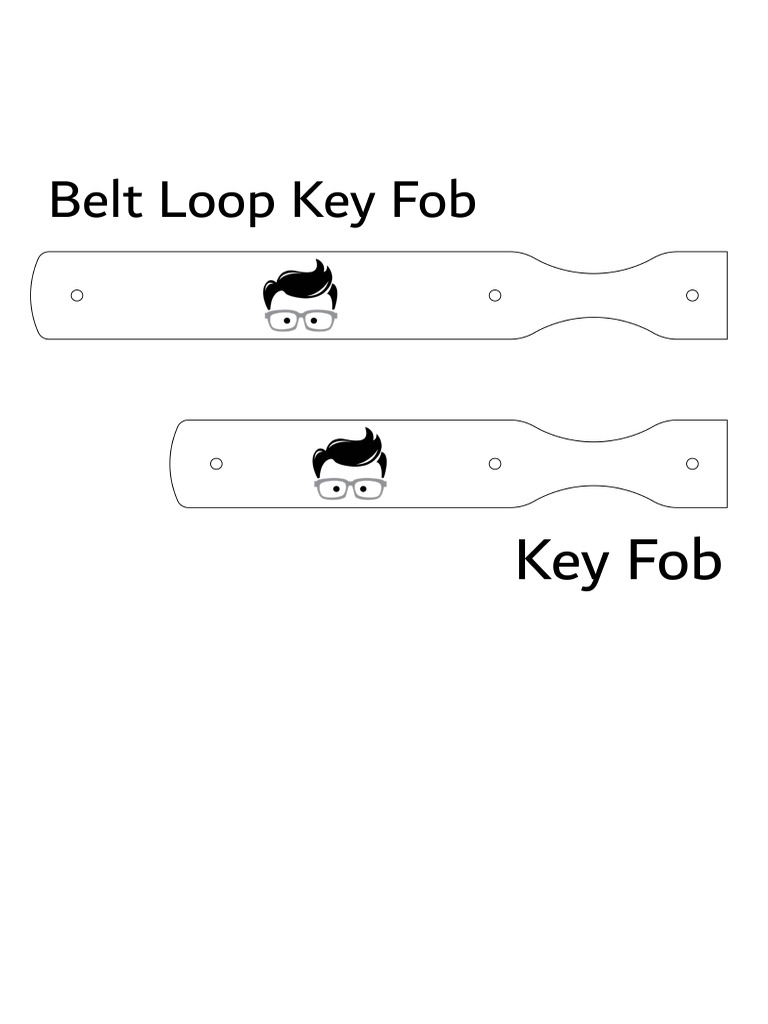 Key Fob Template With Text 1 | PDF