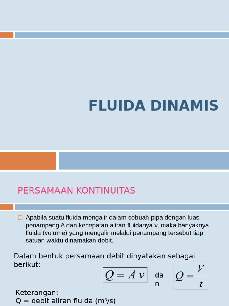 Dinamika Fluida | PDF