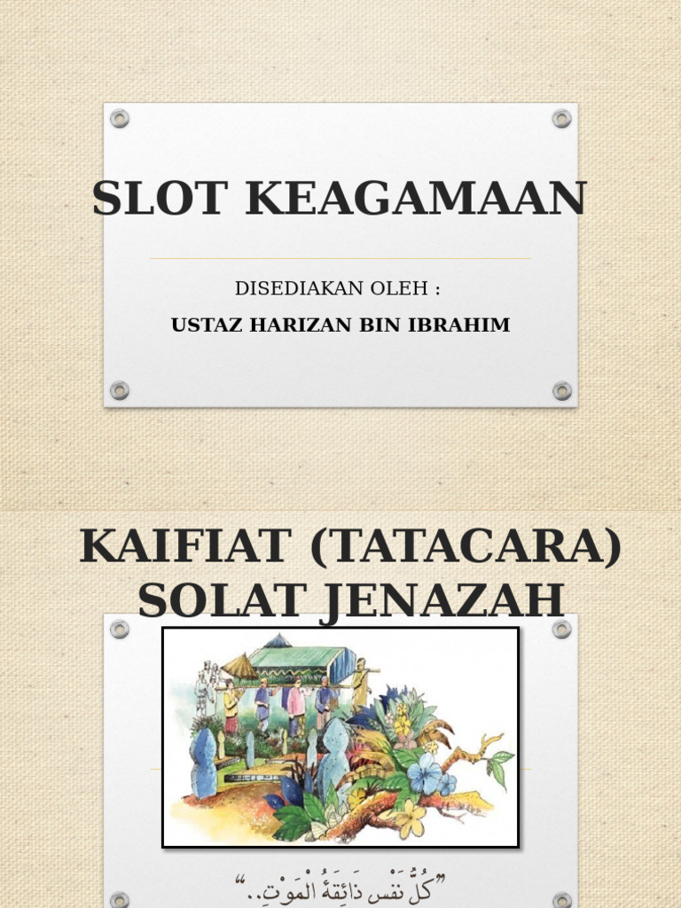 Slide Solat Jenazah | PDF