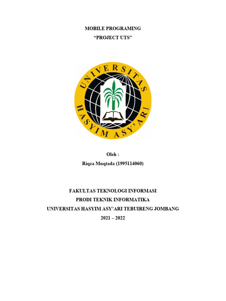 Laporan Project Riqza Mubtada 1995114060 | PDF | Parameter (Computer Programming) | Method ...