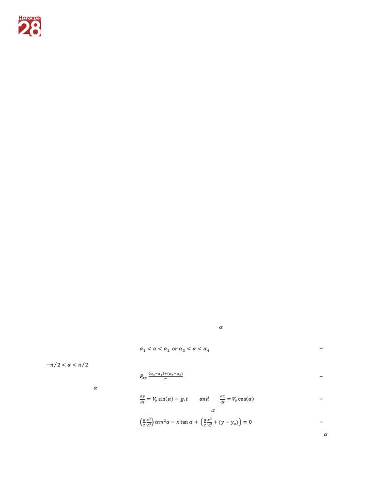 Assessing Personnel Risk Associated With Projectiles From Over Pressure ...