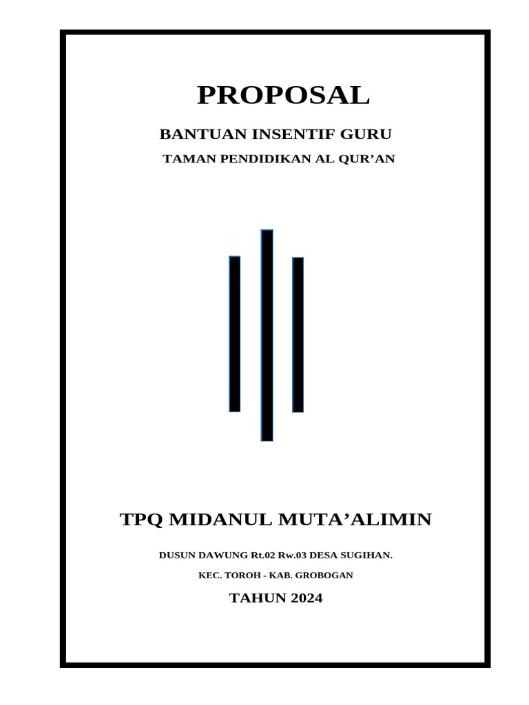 TPQ Proposal Insentif 2024 | PDF