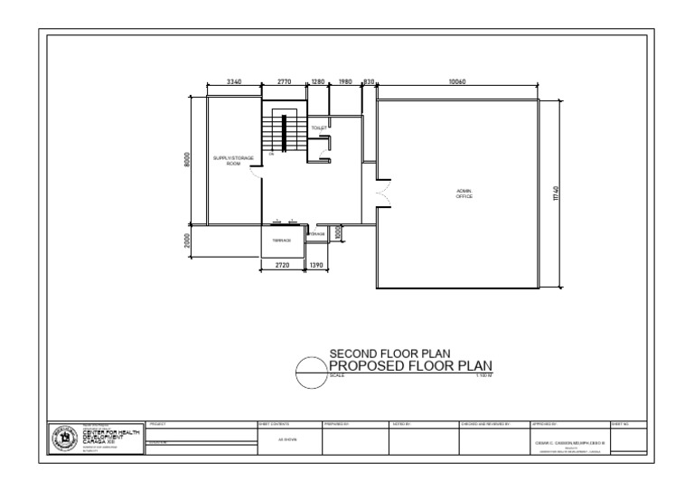05 For PCF - Proposed Second Floor Washington District | PDF | Health Policy | Health Economics