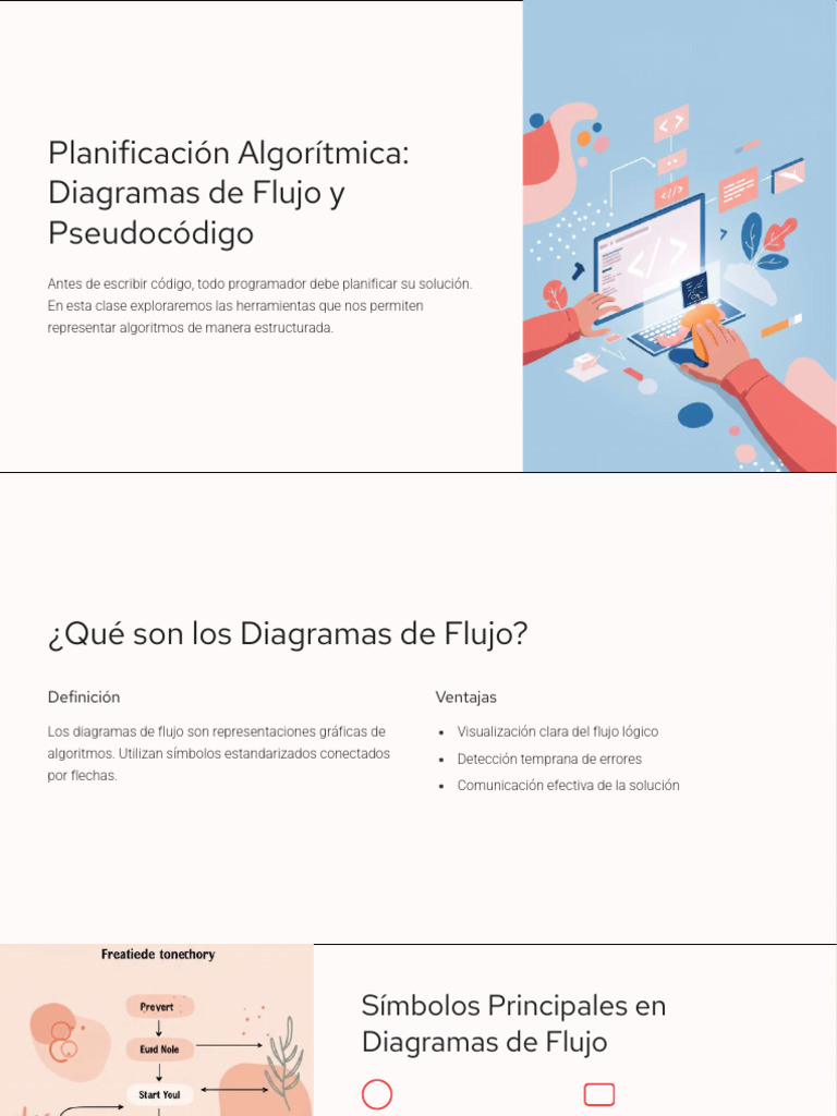 Planificación Algorítmica: Diagramas de Flujo y Pseudocódigo | PDF | Lenguaje de programación ...