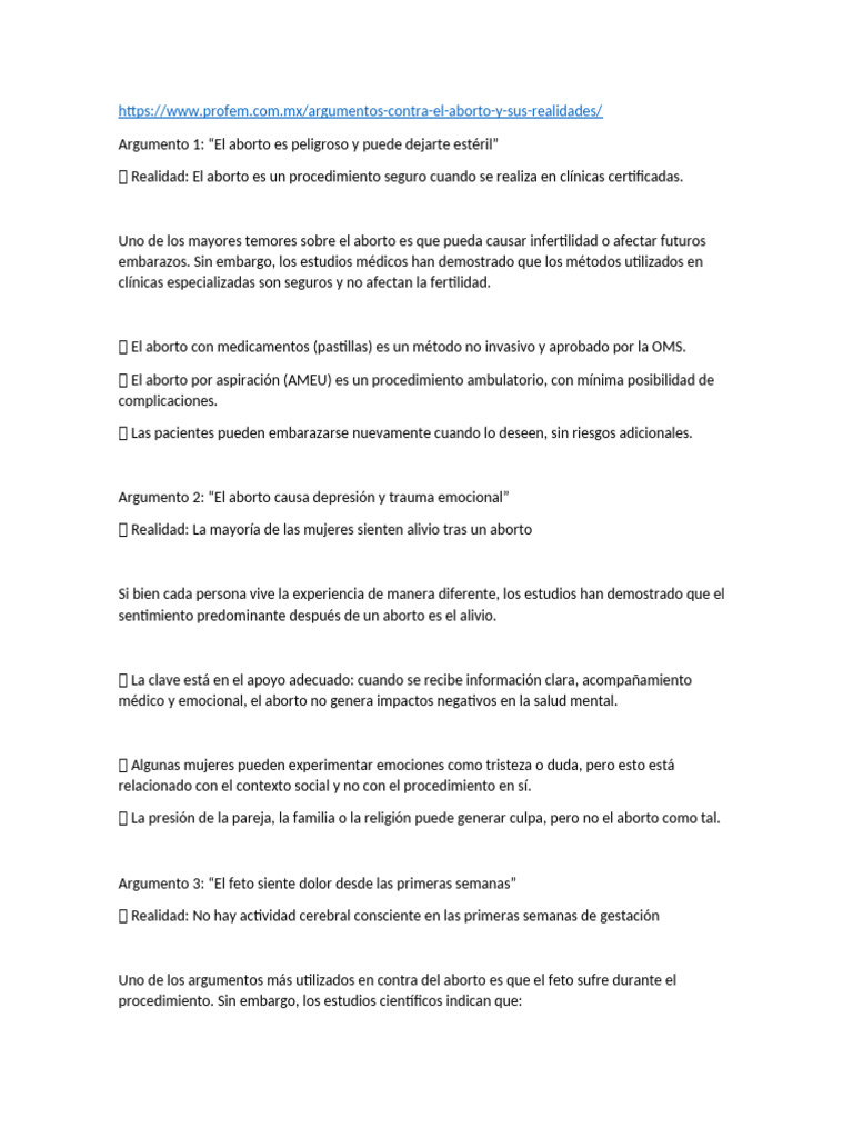 Español Aborto | PDF | Aborto | Control de la natalidad