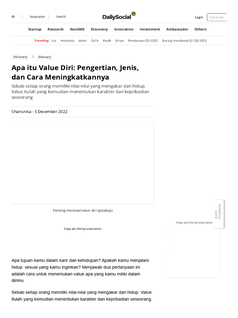 Memahami dan Meningkatkan Value Diri | PDF