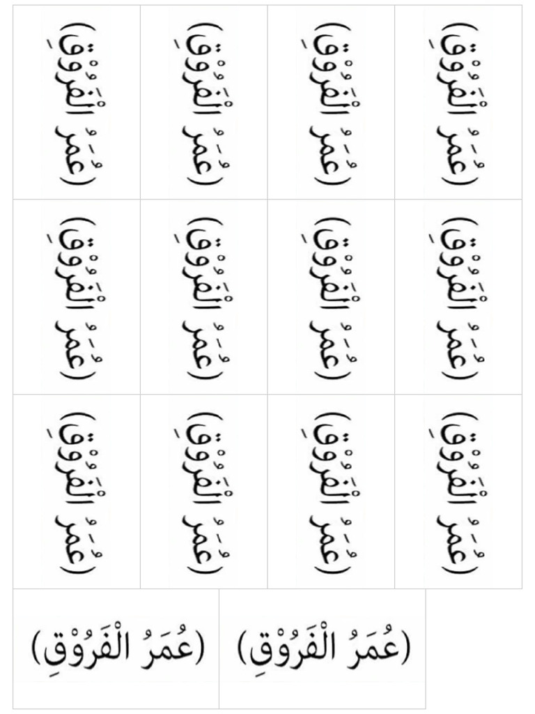 Umar Al Faruq 1 | PDF