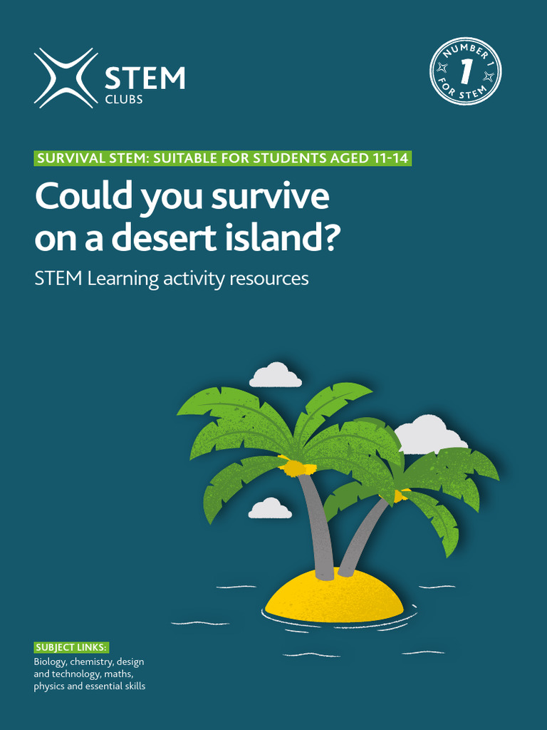 STEM Clubs Desert Island Booklet | PDF | Paper | Science, Technology ...