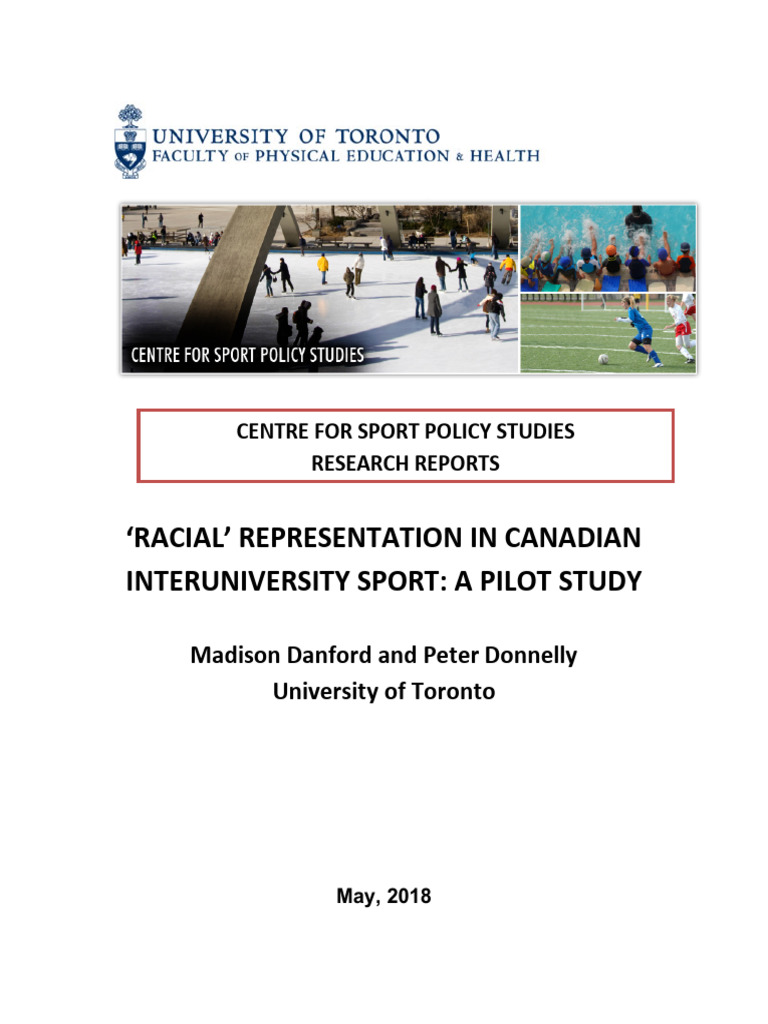 Racial Representation in University Sport - 4 | PDF | Race And ...