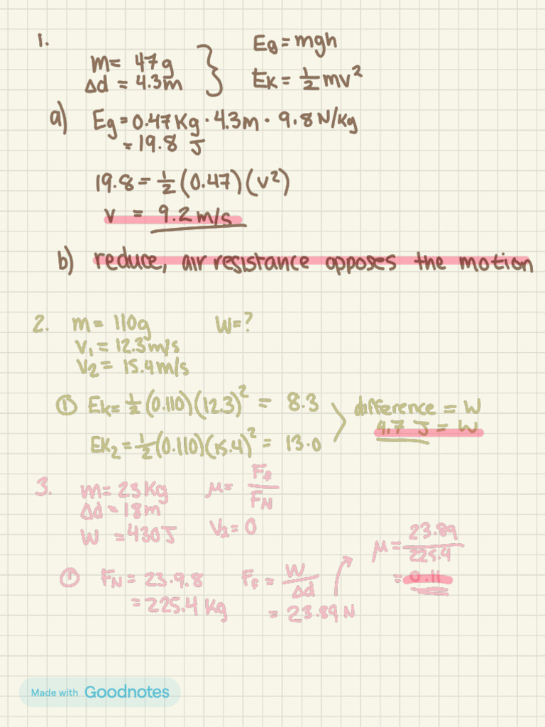 Chptfourassignment Physics 12 | PDF