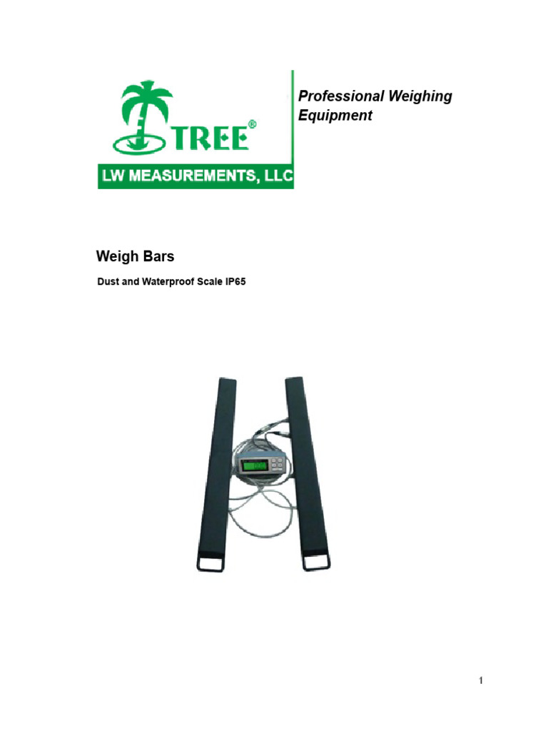 Weigh Bars Animal Scale WB Series | PDF | Weighing Scale | Mains ...