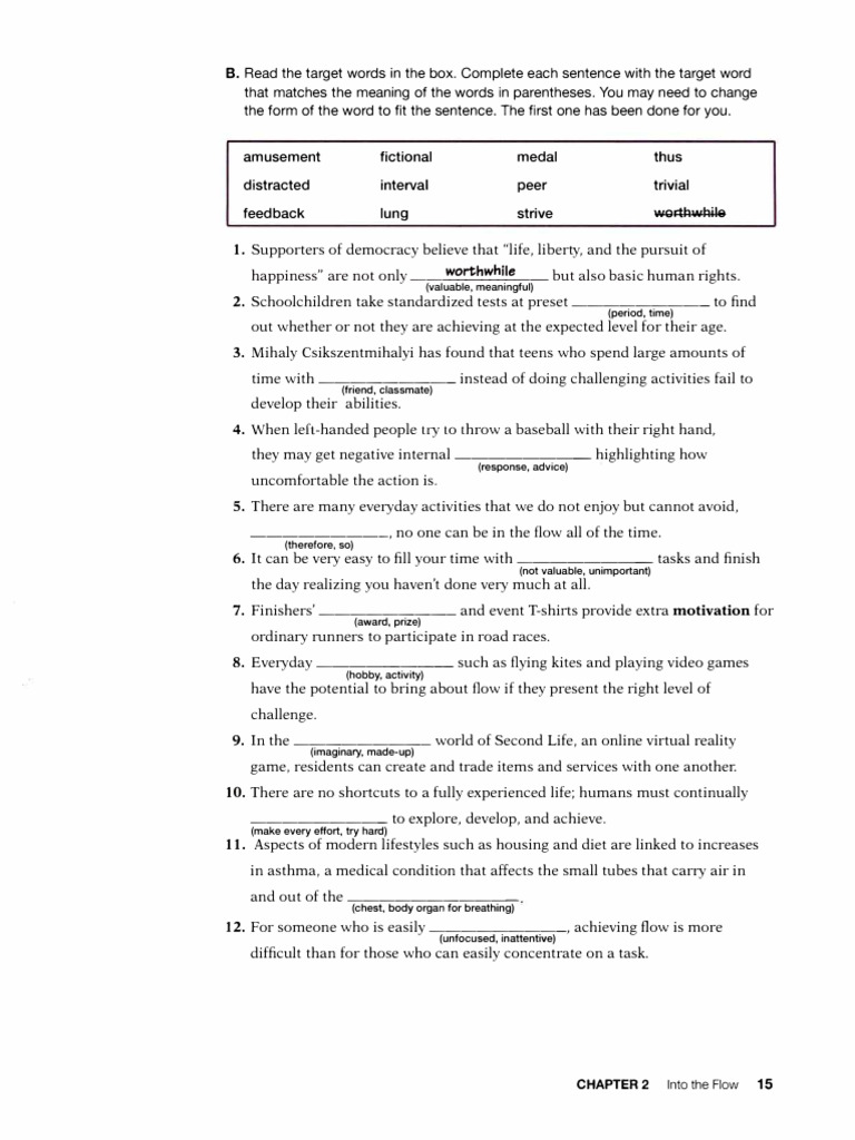 1schmitt Diane Focus On Vocabulary 1 Bridging Vocabulary-32 | PDF | Psychological Concepts ...