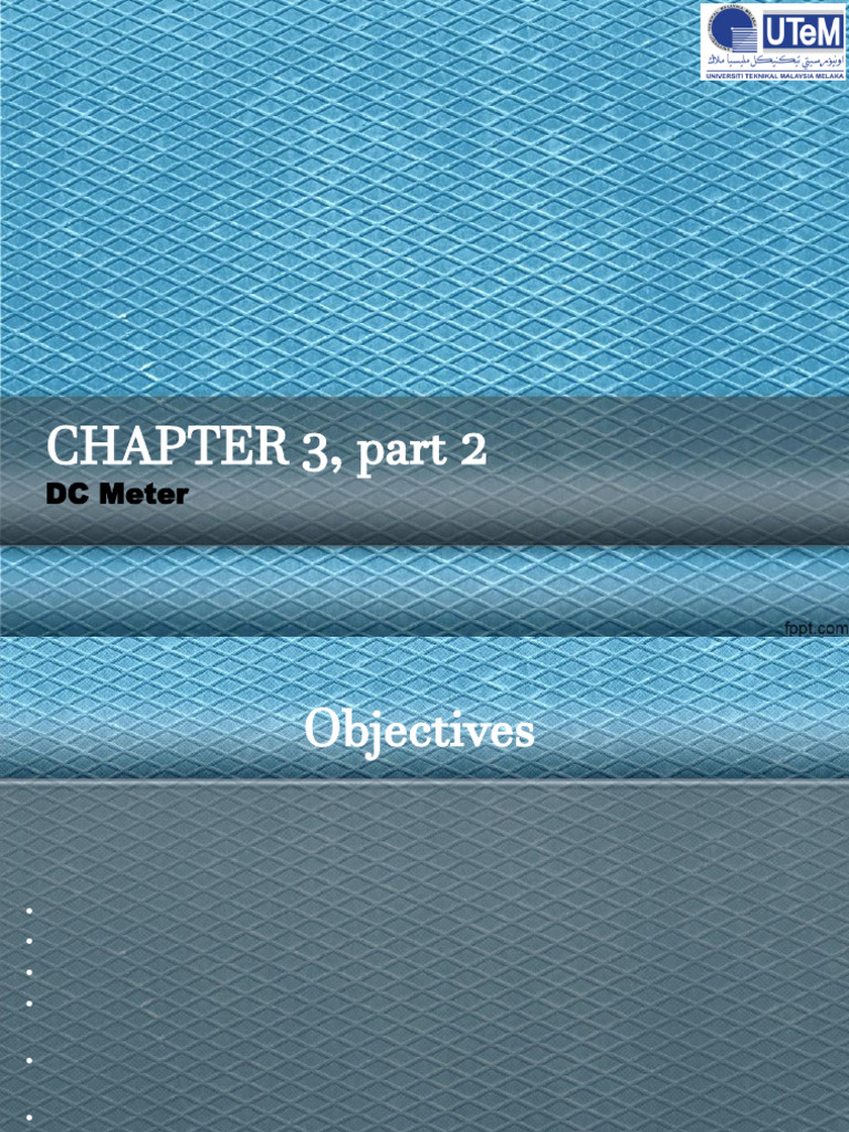 Ch3_2 DC Meter | PDF | Electromagnetism | Metrology