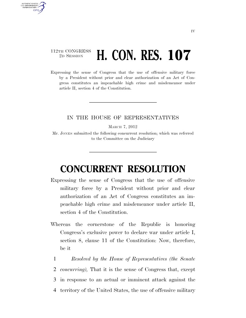 Presidential Impeachment Notice | PDF