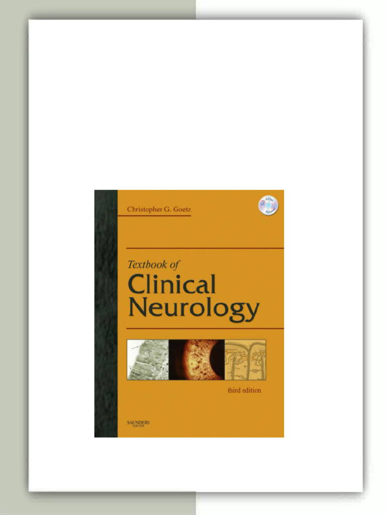 Textbook of Clinical Neurology Goetz Issue Neurology 3rd Edition ...