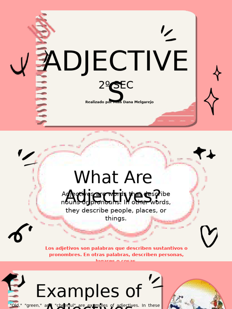 ADJECTIVES | PDF | Adjetivo | Gramática