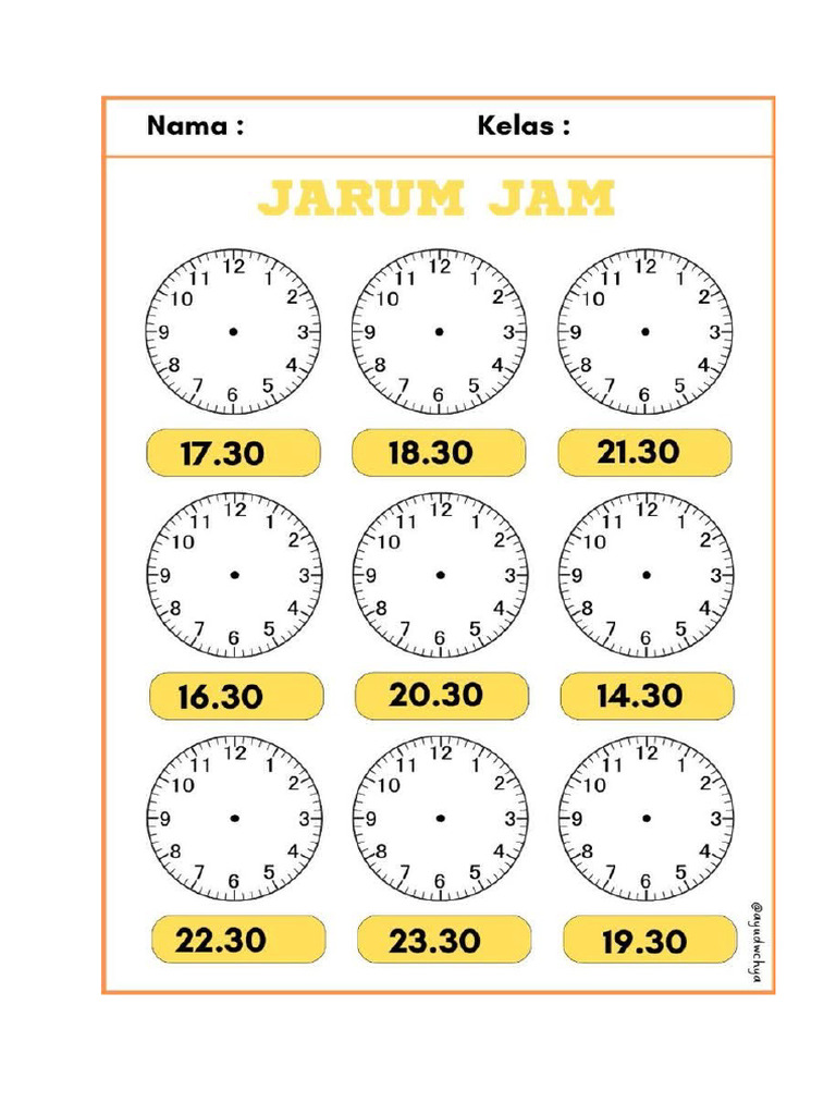 Soal Jam 1 Pdf