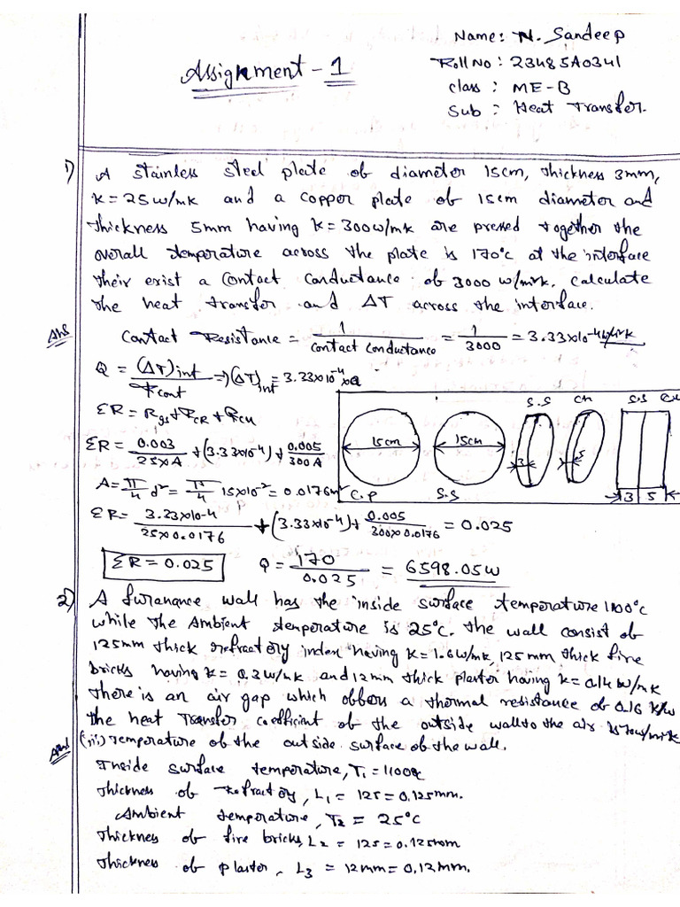 23-341 HT Assignment1 | PDF