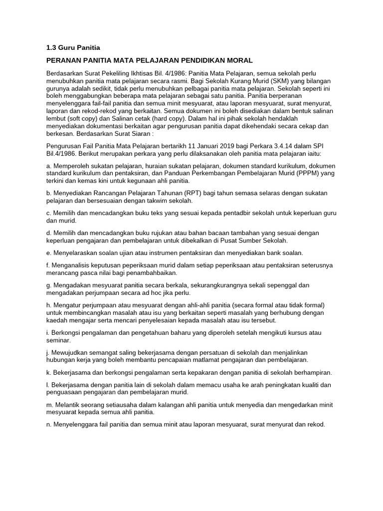 1.3 Guru Panitia | PDF