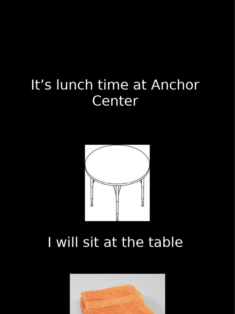 Lunch Social Story | PDF