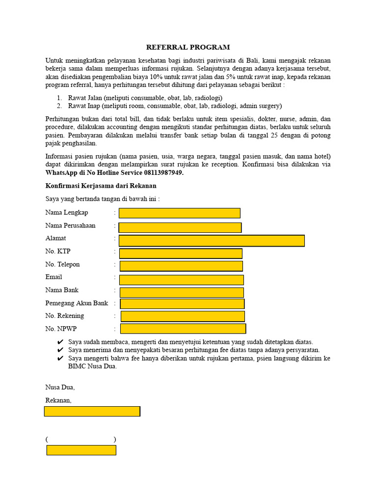 Refferal Program Final Draft | PDF