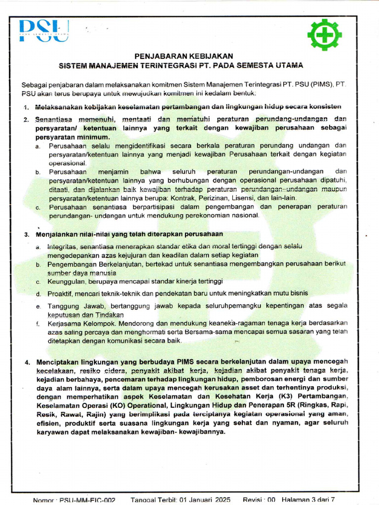 Integrated Management System (IMS) | PDF