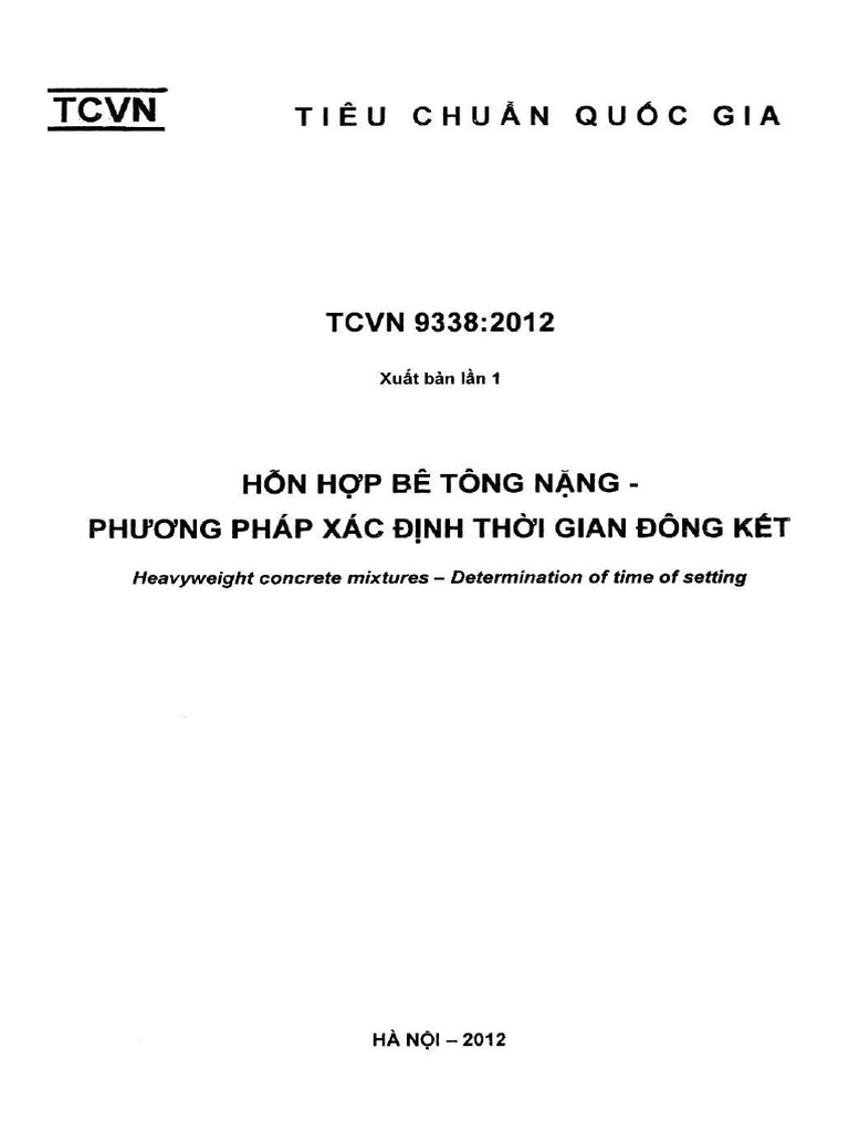 TCVN 9338 - 2012 | PDF