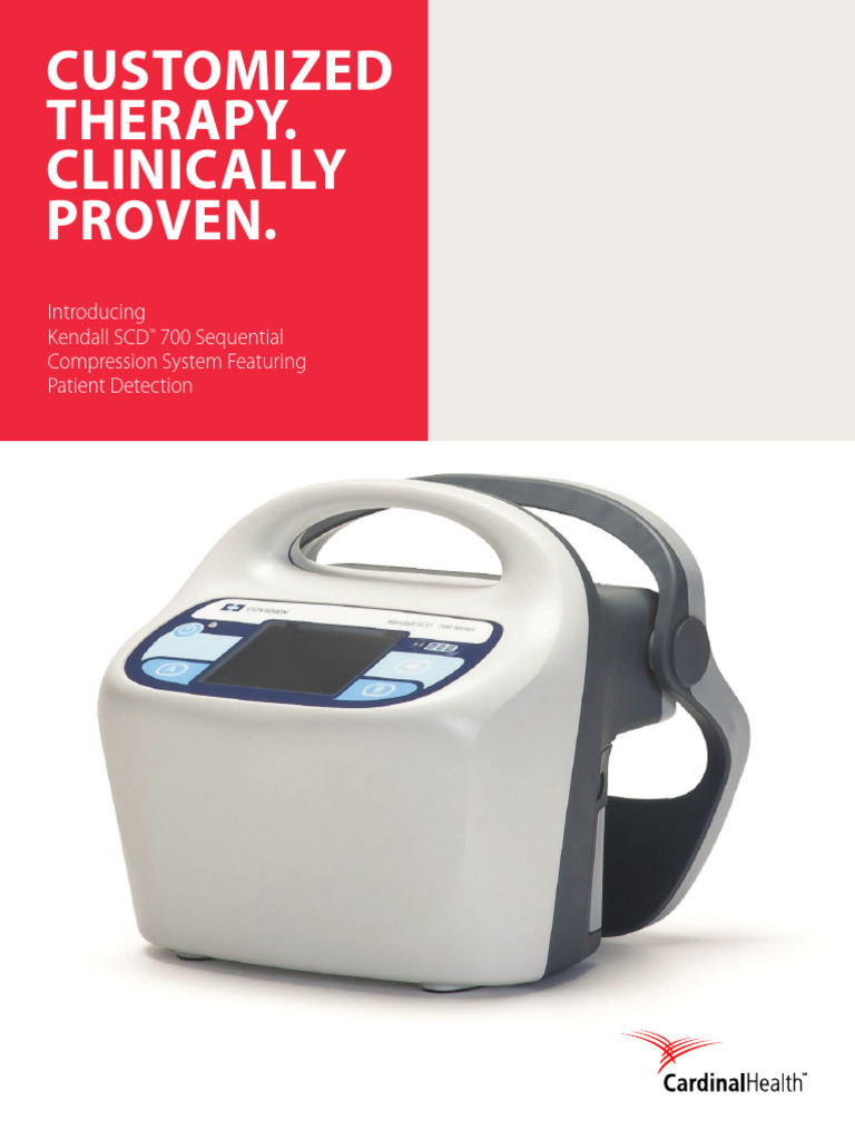 Kendall SCD 700 Series Controller Brochure | PDF | Vein | Thrombosis